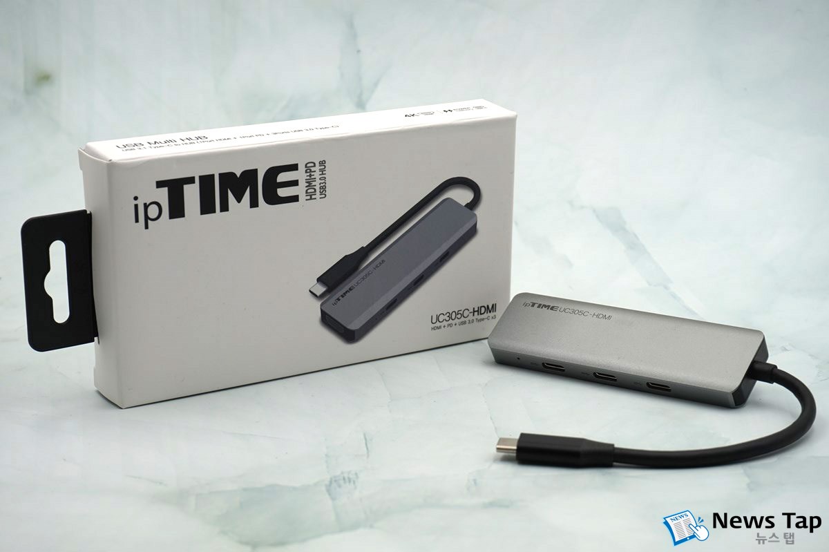 충전은 물론 디스플레이 확장도 지원하는 USB 멀티 허브 ‘ipTIME UC305C-HDMI’