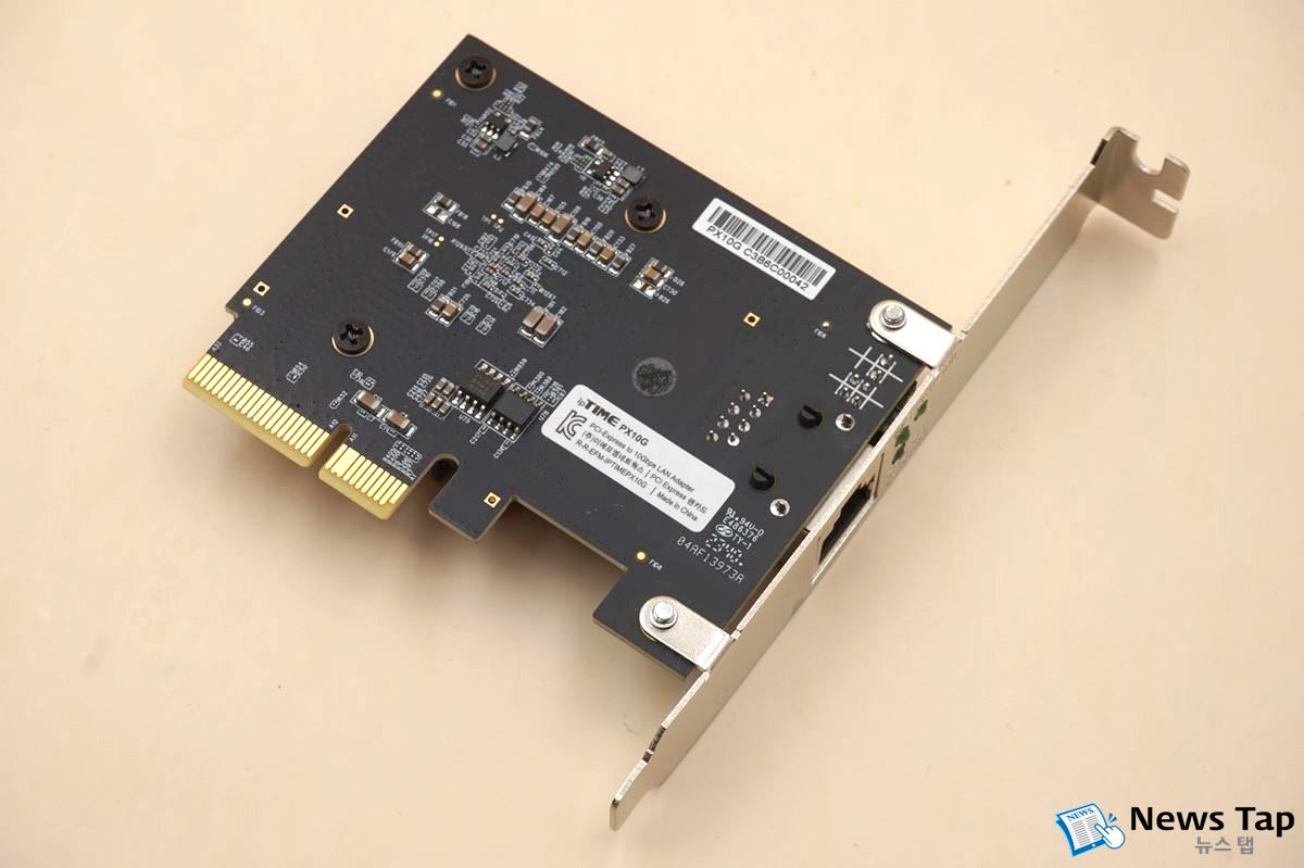 10배 더 빠른 10Gbps 초고속 랜카드 'ipTIME PX10G'