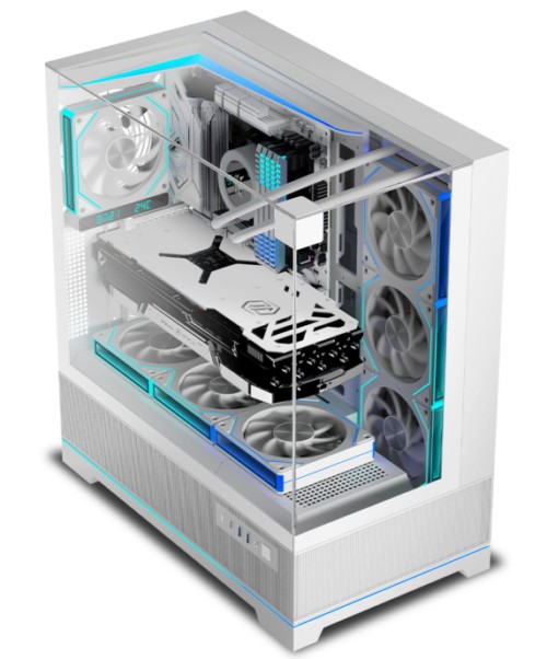 마이크로닉스, 3면 강화유리 적용한 ‘WIZMAX 루프탑 화이트’ 케이스 출시